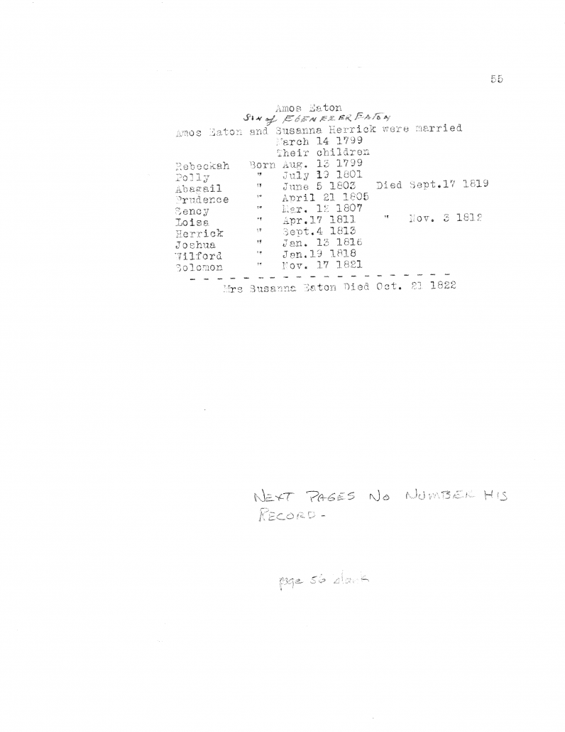 Eaton Family and Other Genealogies by Wesley A. Bracy (GEN.18 ...